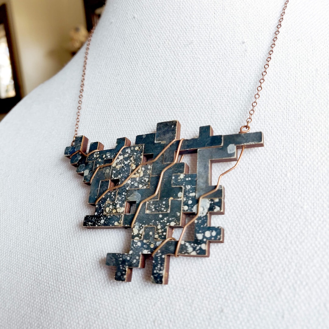 Pieces of Cosmos - Upcycled Puzzle Piece Necklace - Etsy