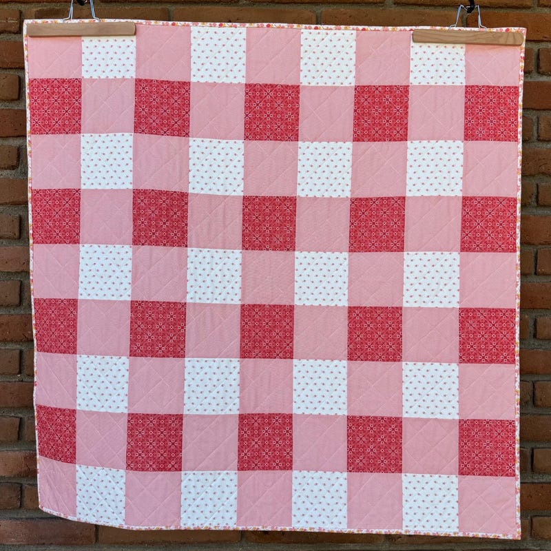 Gingham Quilt - Etsy