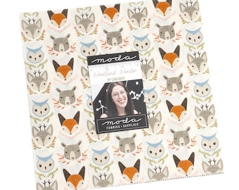 Woodland Winter Layer Cake 42 Pieces by Deb Strain for Moda Fabrics ...