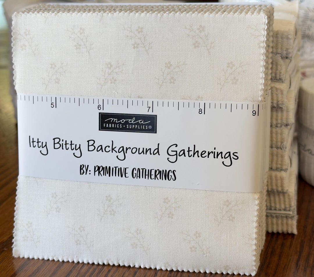 Itty Bitty Background Gatherings 42 Piece 5” Charm Pack by Primitive ...