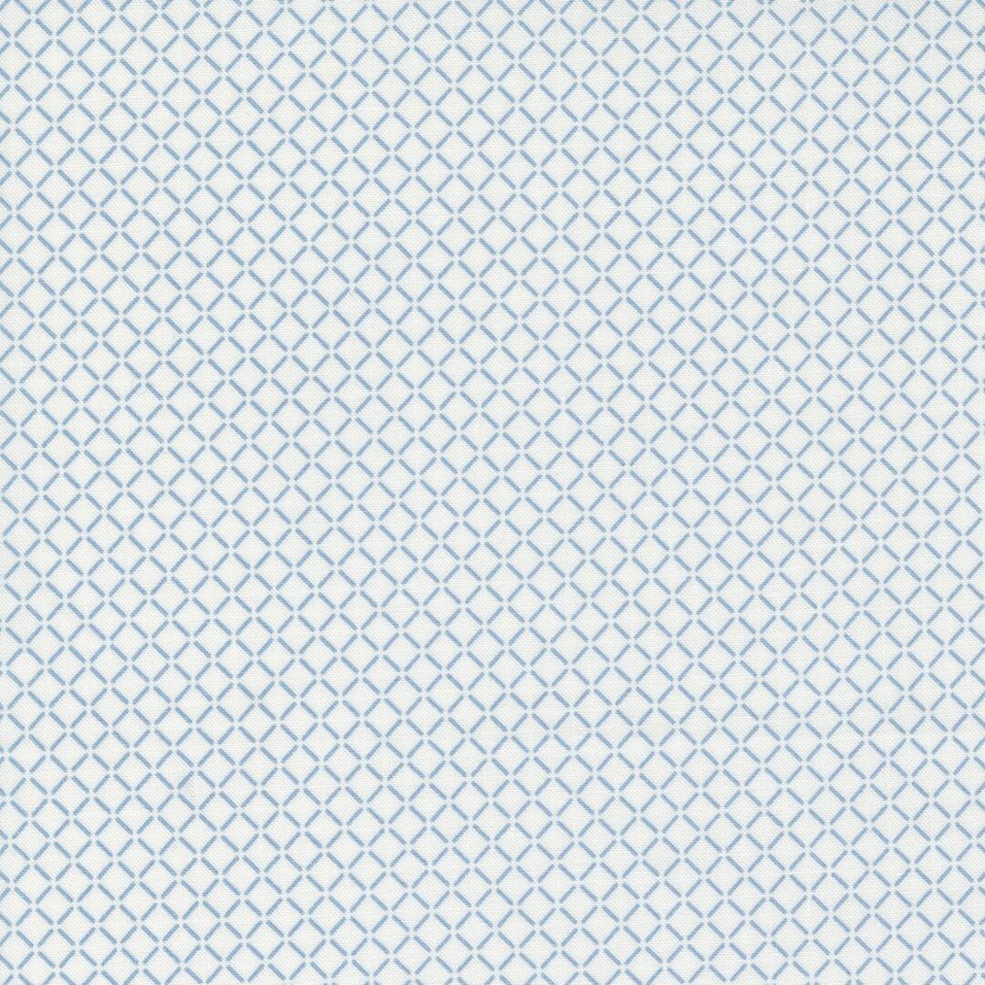 Nantucket Summer Cream Blue | by Camille Roskelley for Moda - Sold in 1 ...