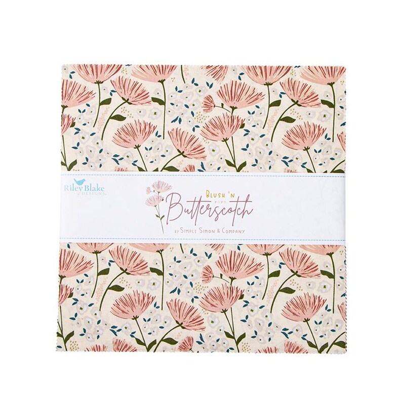Blush ‘n Butterscotch 42 Piece 10” Stacker Precut Bundle by Simple ...