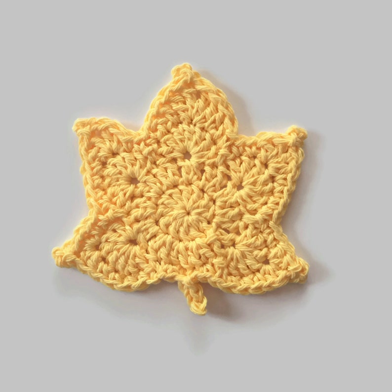 Crochet Maple Leaf Coasters, Fall Colors, 100% Cotton Drink Coasters - Etsy