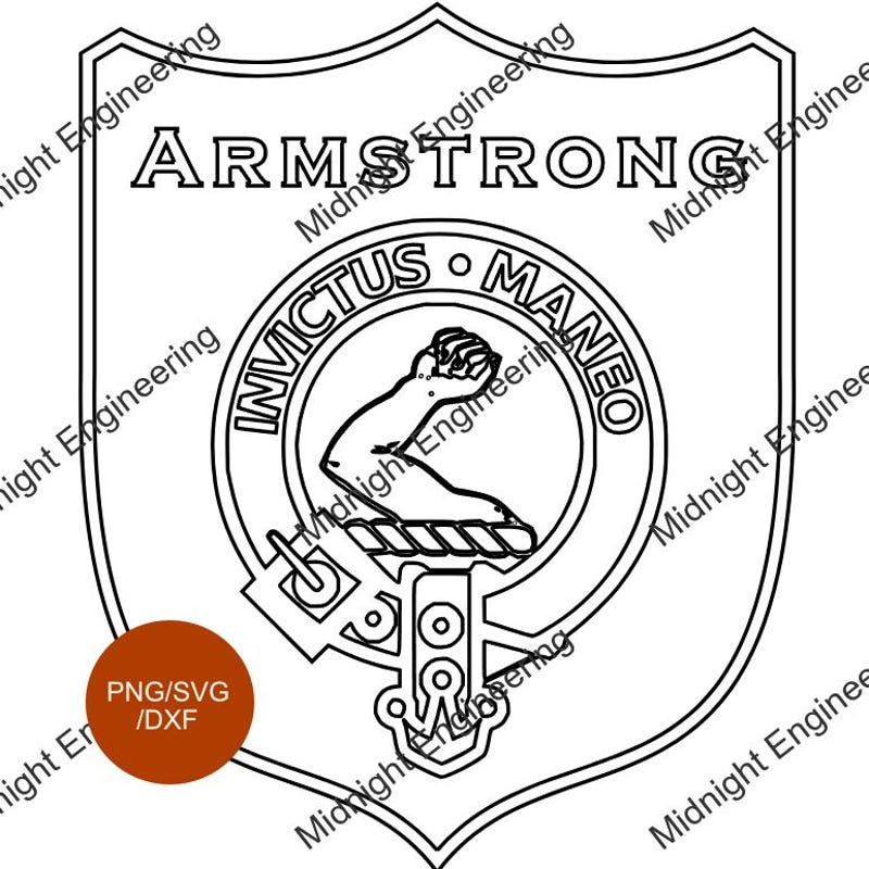 Armstrong Clan Crest - Etsy