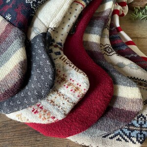 Christmas Sweater Stockings-8 Designs to Choose From-repurposed ...