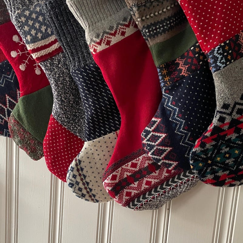 Fair Isle Stocking - Etsy