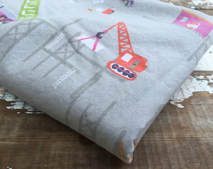 Construction Worker Fabric-reclaimed Bed Linen Fabric - Etsy