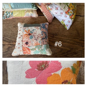 Quilted Pin Cushion-scrap Lover-ground English Walnut Shells-one of A ...