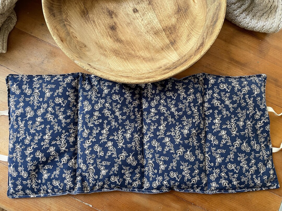 Flax Seed Pack-hot or Cold-large Style-arthritis Comfort Therapy-blue ...