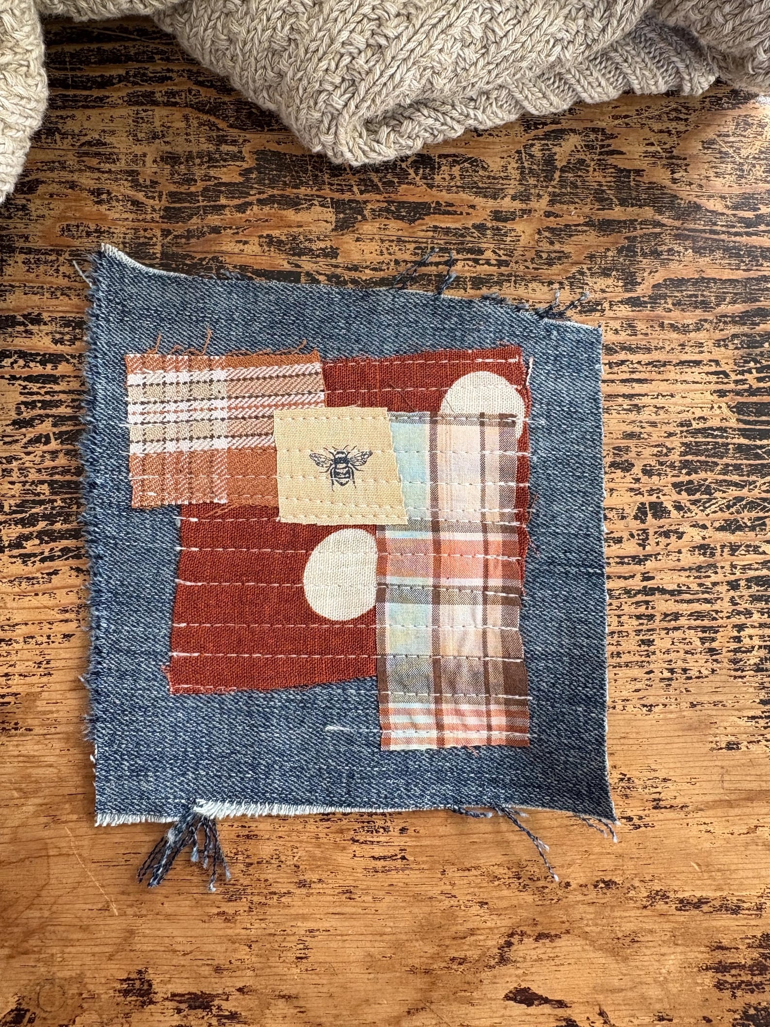 Denim Scrap Patches--the Remade Collection-add a Patch-repurposed ...