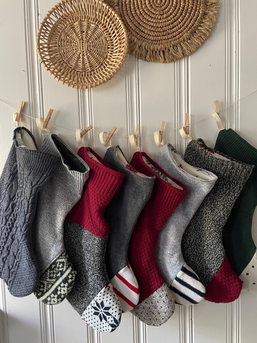 Classic Sweater Stockings-8 Designs to Choose From-repurposed Clothing ...