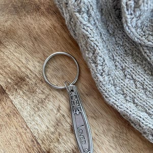 Spoon Stem Keychain-loved-zipper Pull-silverware Collection - Etsy