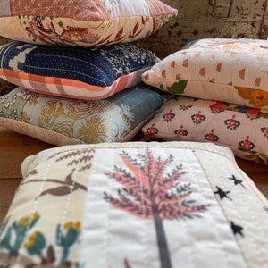 Quilted Pin Cushion-scrap Lover-ground English Walnut Shells-one of A ...