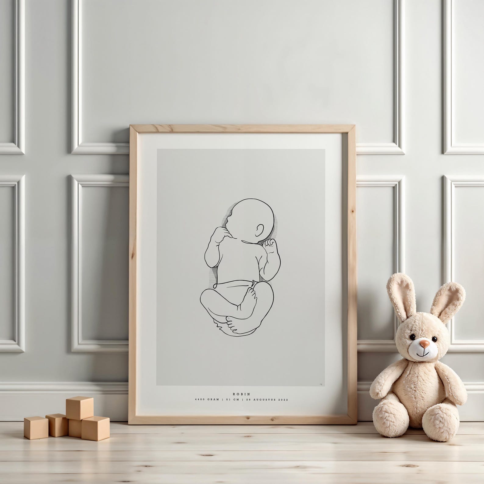 PRINTABLE BIRTH POSTER, Birth Poster 1:1 Scale | Baby Poster | Custom ...