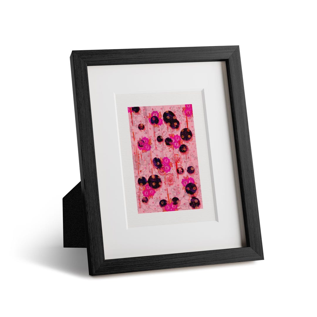 Dripping Polka Dot Flowered Wallpaper Giclée Artlife Print: Typewriter ...