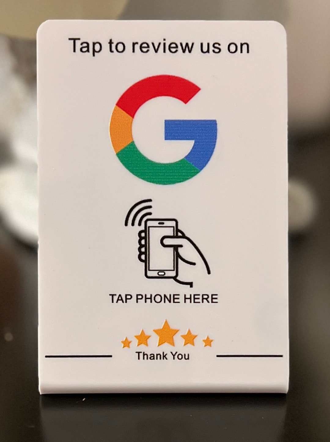 NFC Google Review Stand - Easy, Instant Feedback for Businesses! Boost ...