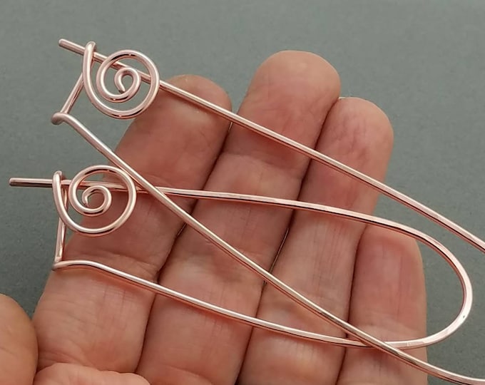 Stitch Holder in Copper or Brass Handmade Knitting Tool - Etsy