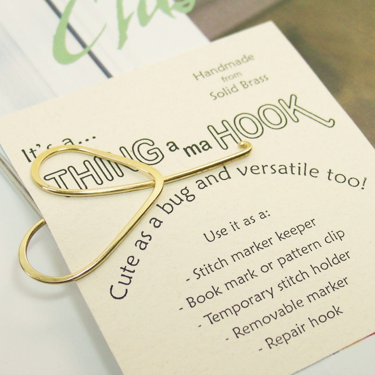Brass Thingamahook - Stitch Hook - Etsy