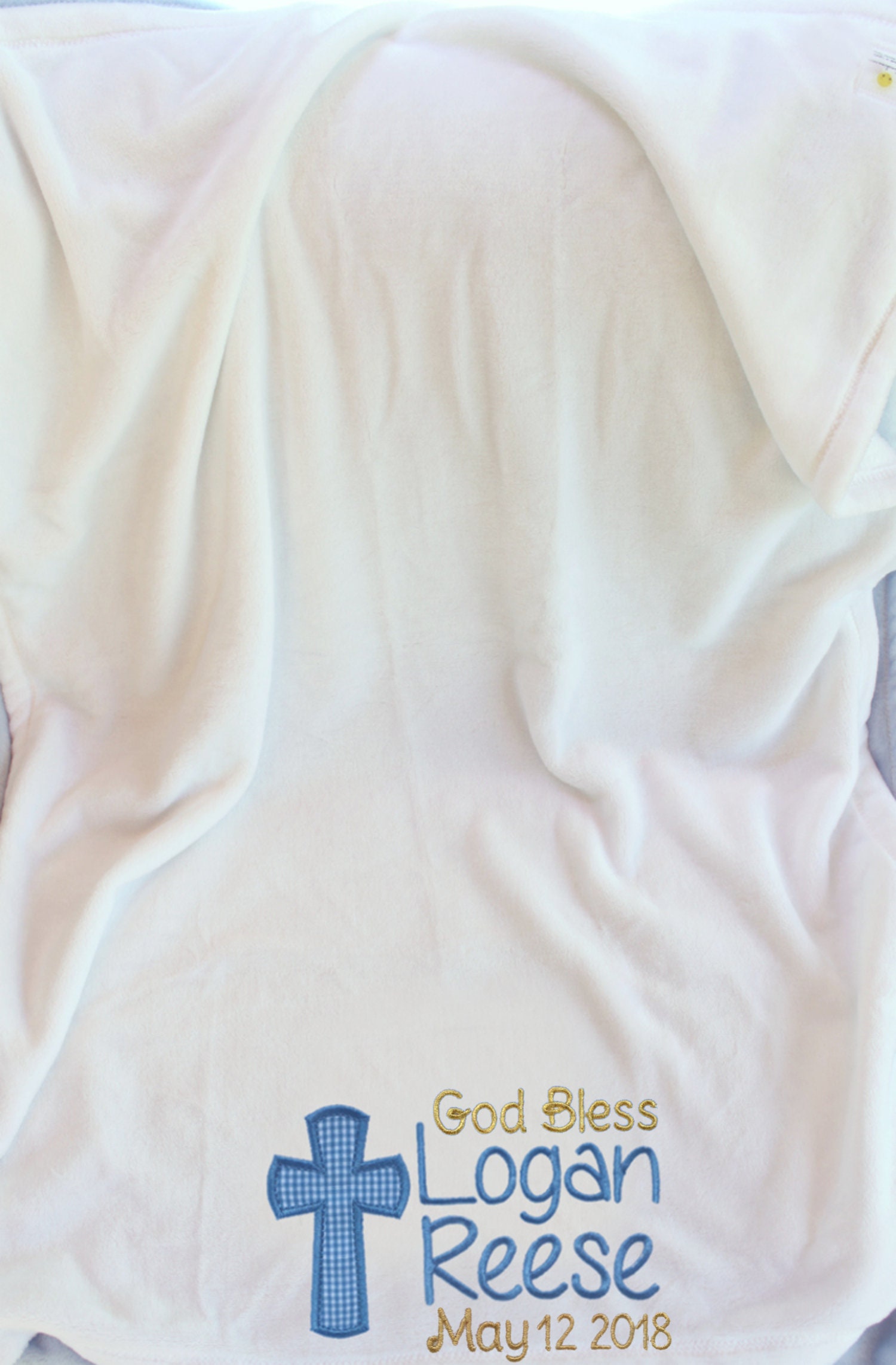 Personalized Baptism Gift - Baptism Blanket - Christening Blanket - Etsy