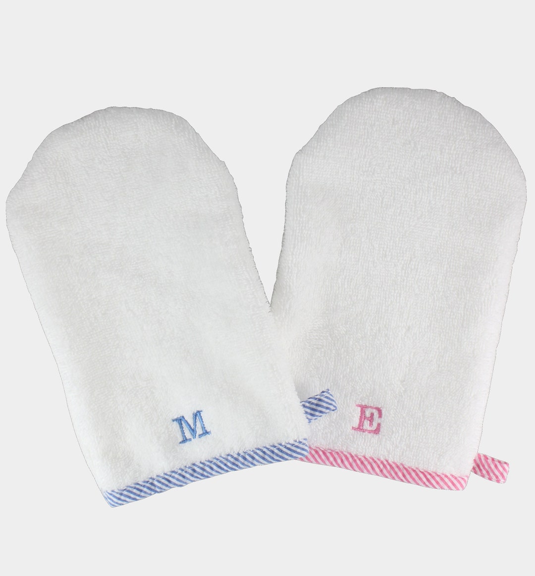 Baby Bath Wash Mitt, Baby Washcloth Set, Monogrammed Baby Washcloth ...