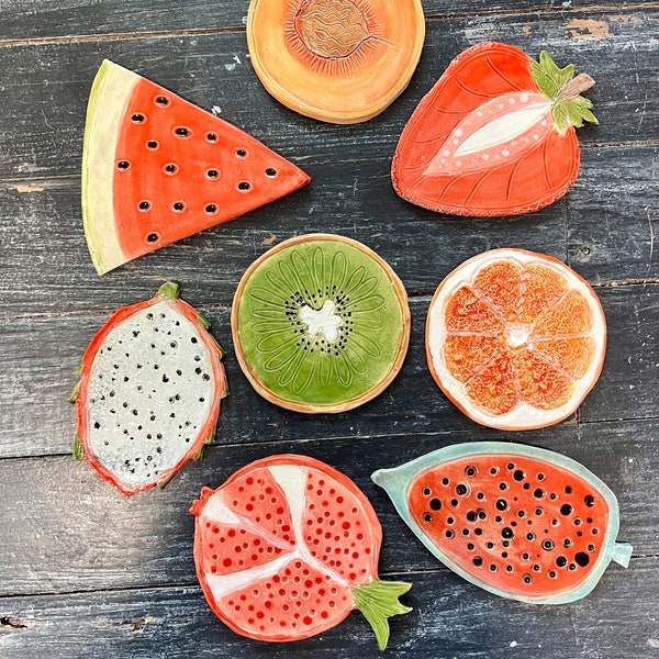 Ceramic Fruit - Etsy