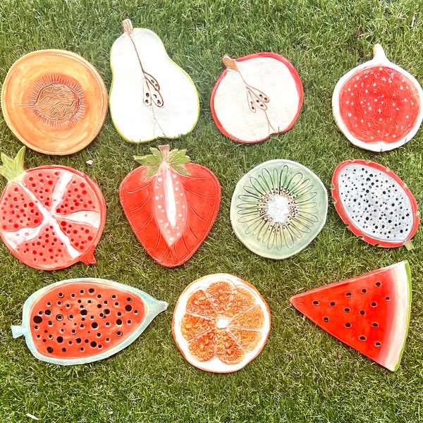 Ceramic Fruit - Etsy