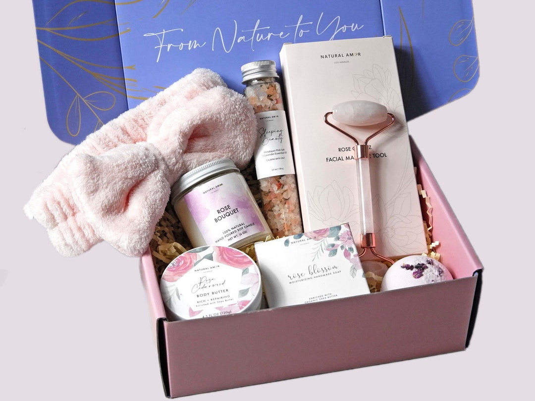 Time to Relax Gift Set, Lavender Spa Bath Gift Box, Gift for Her ...