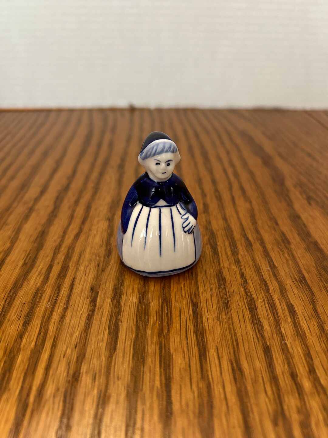 Delft Blue Bell Female Dutch Figurine. Hand Painted . Excellent ...