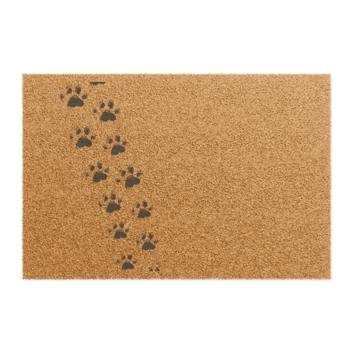 Realistic Muddy Dog Paw Print Doormat Choose Design showing C Perfect ...