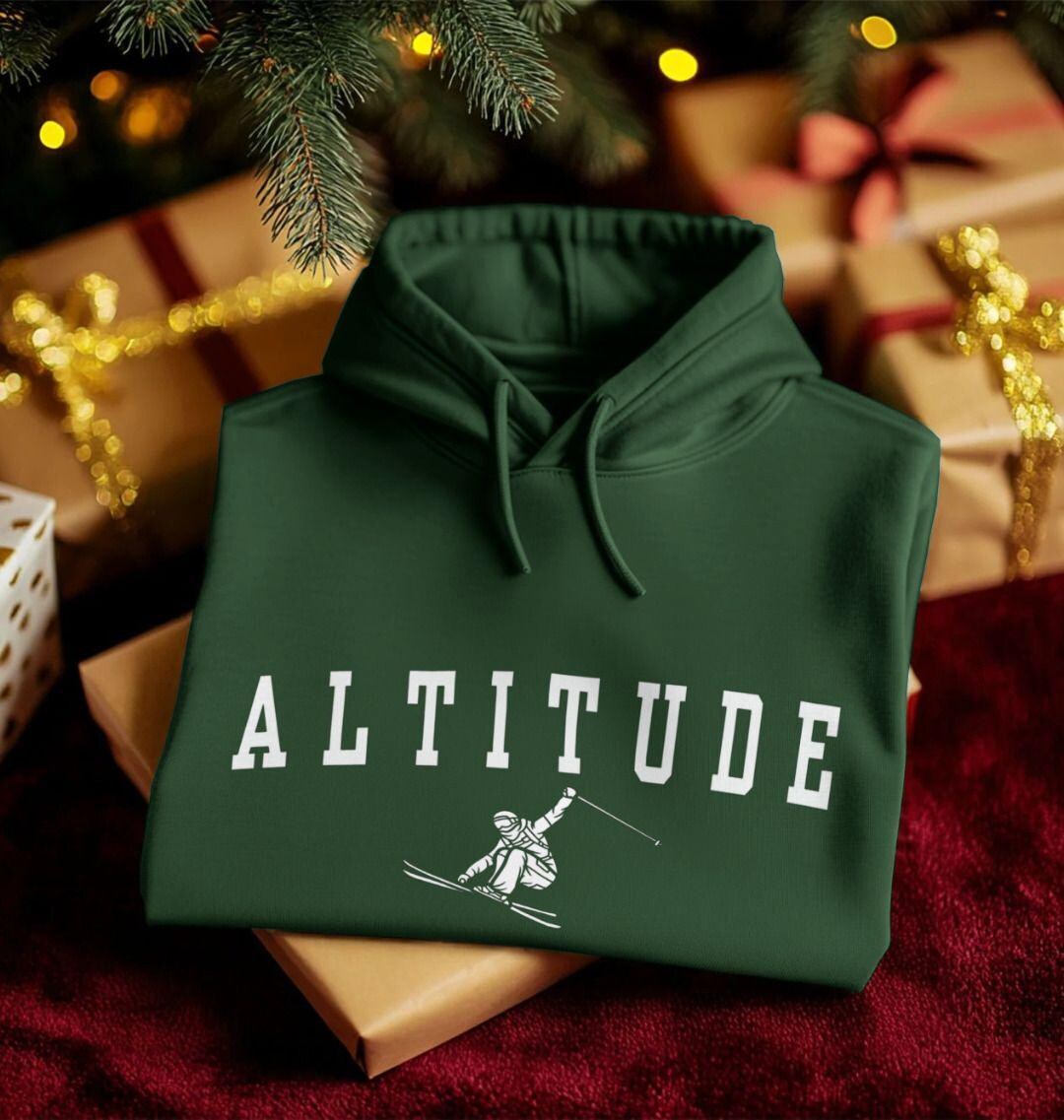 Men's Organic Cotton Ski Hoodie: High Altitude Mountain Sweatshirt - Etsy