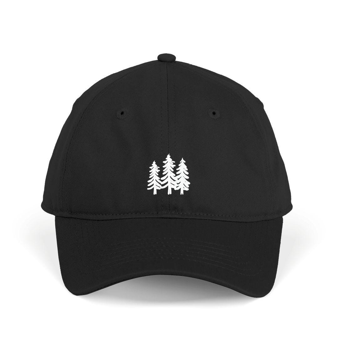 Pine Trees Organic Cotton Cap: Outdoor Adventure Baseball Cap - Etsy