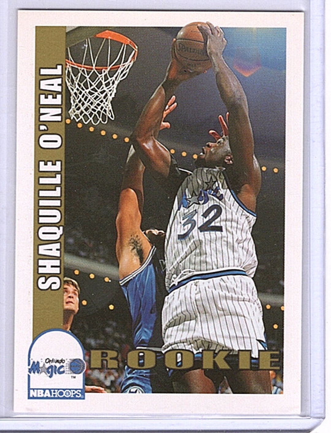 1992-93 NBA Hoops #442 Shaquille O'neal Rookie Card - Etsy