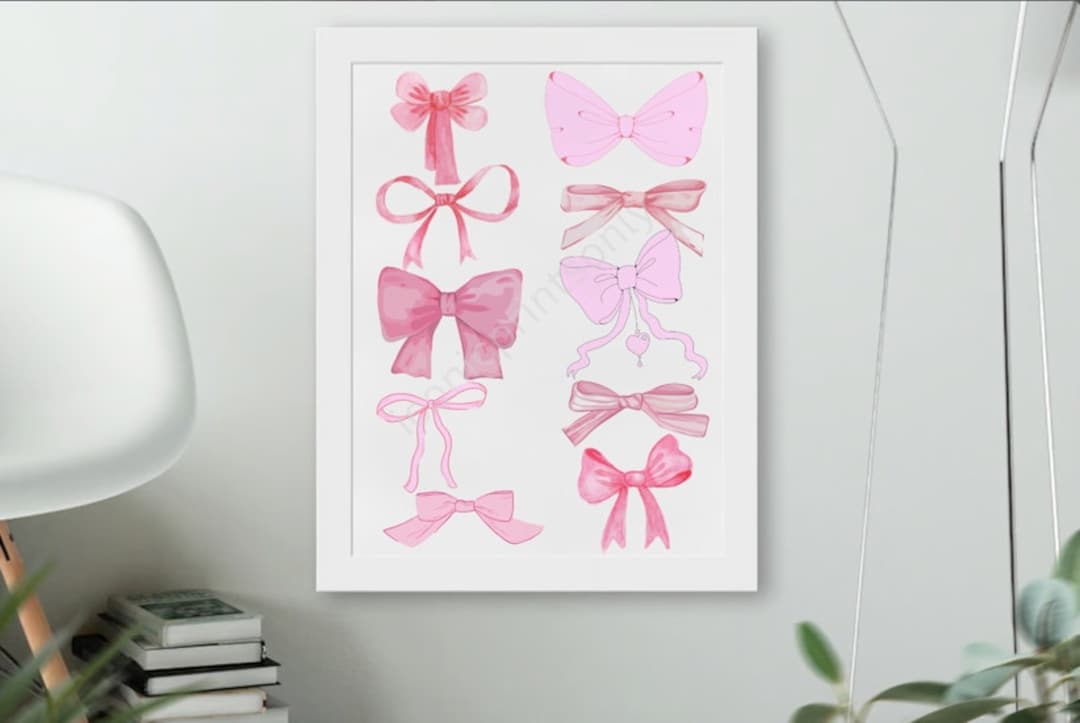 Poster With Bows Digital Download - Etsy