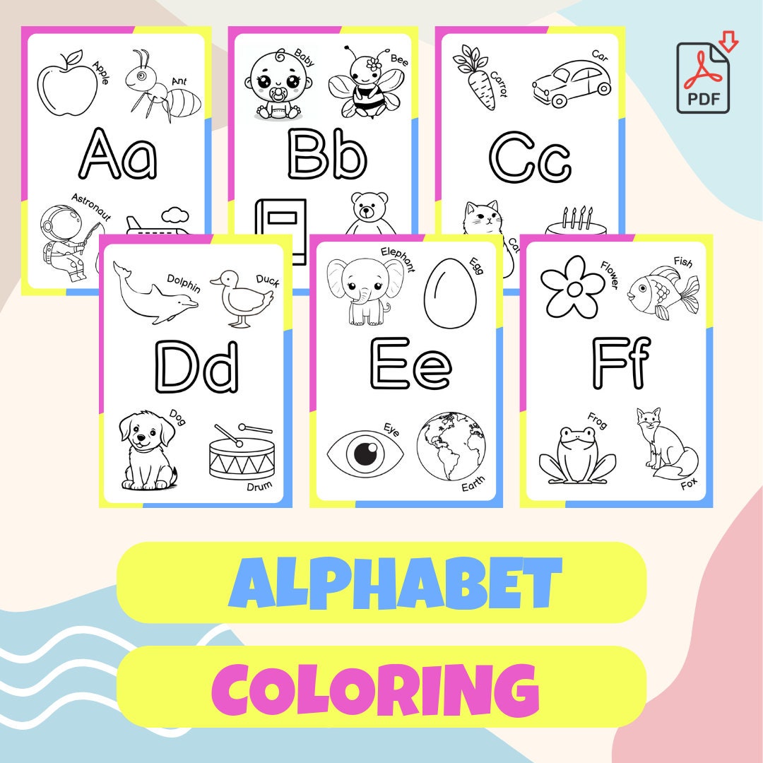 Alphabet Coloring Pages, Preschool Coloring Pages, Preschool Activity ...