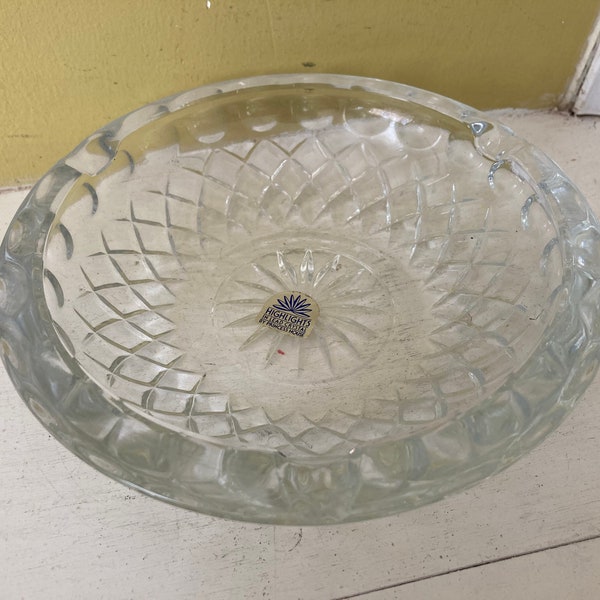 Lead Crystal Ashtray - Etsy