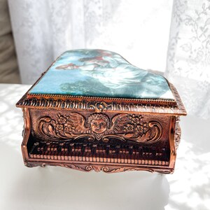 Gilded Piano Music Box - Etsy