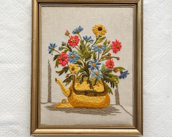 Vintage Embroidery Art - Etsy