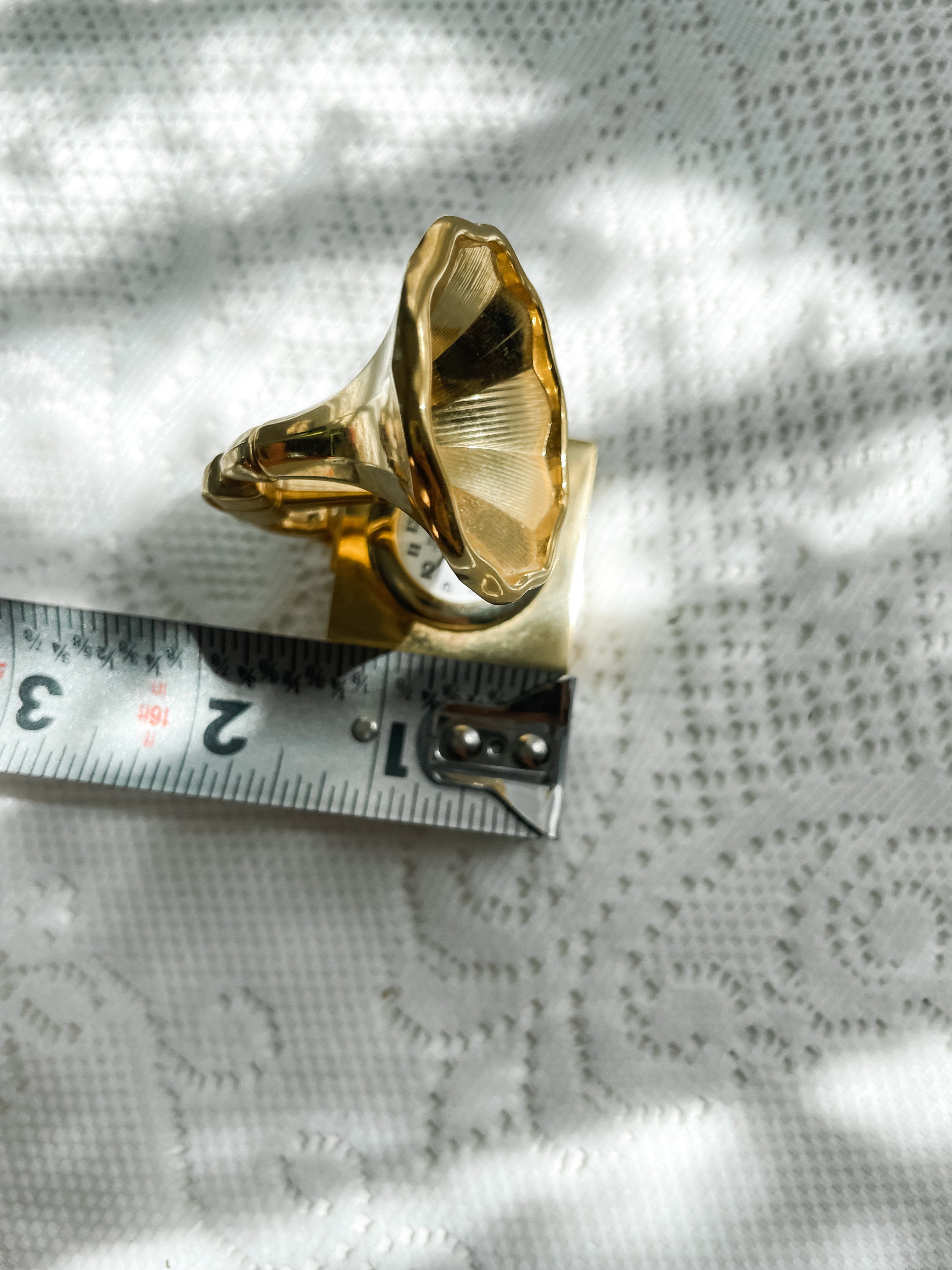 Vintage Miniature Solid Brass Gramophone Clock - Etsy