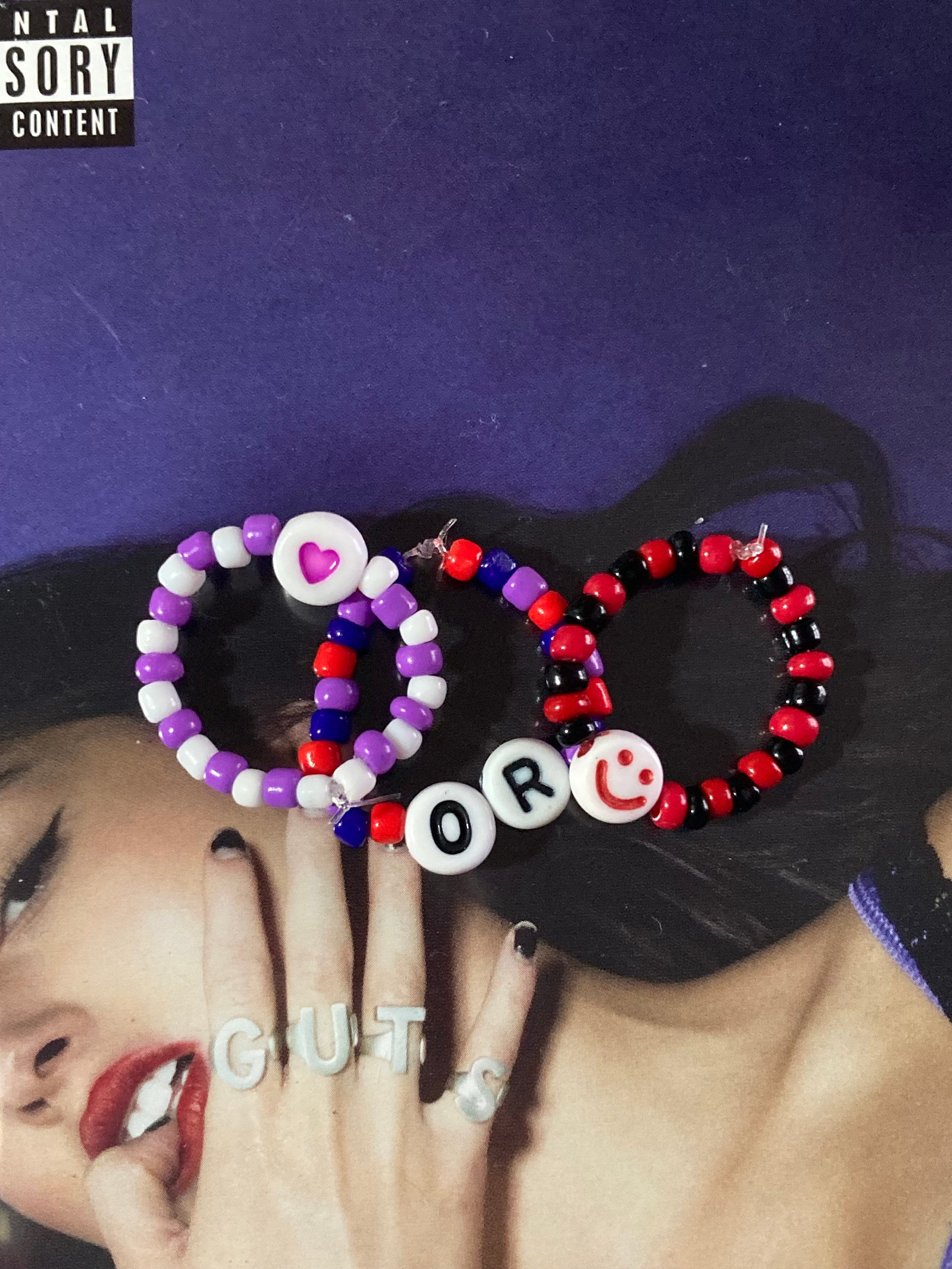 Olivia Rodrigo Guts Tour Concert Rings ! - Etsy UK