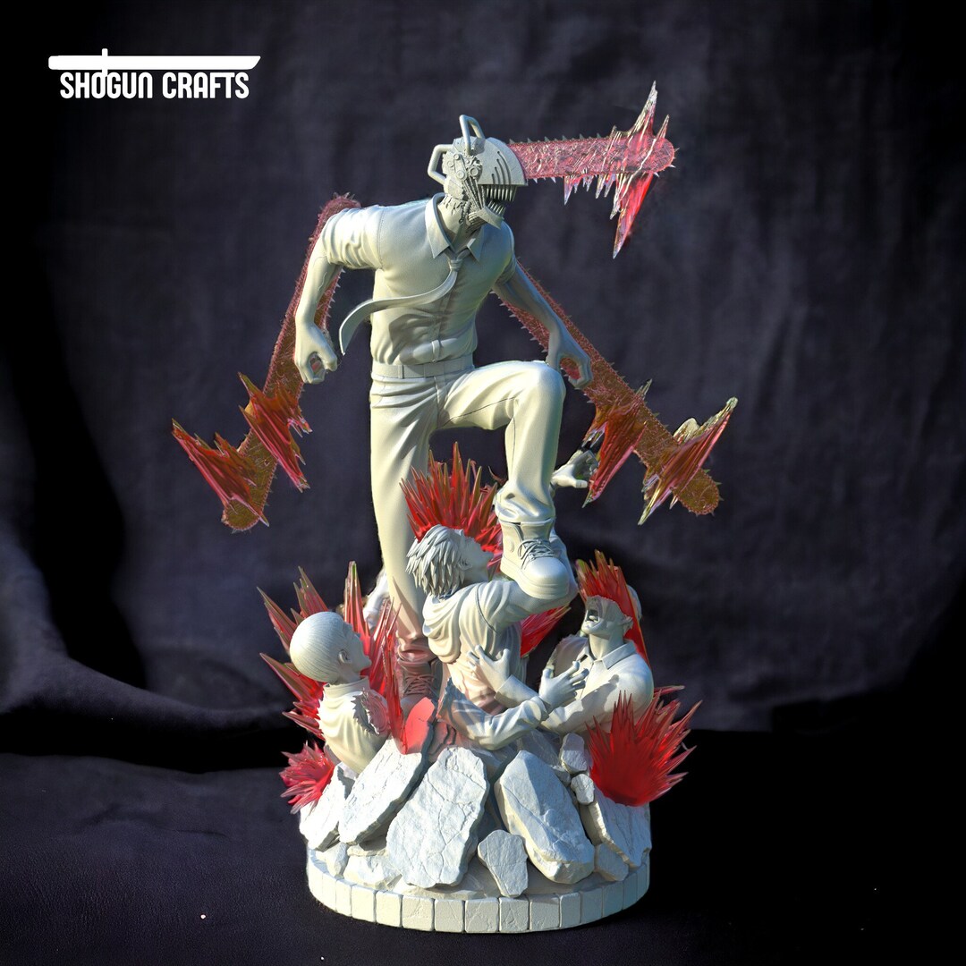 Chainsaw Man Denji Figure 3D Stl Files Fan Made Denji Figure 3D Print ...