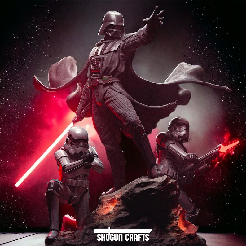 Star Wars Darth Vader Diorama 3D Stl Files - Etsy