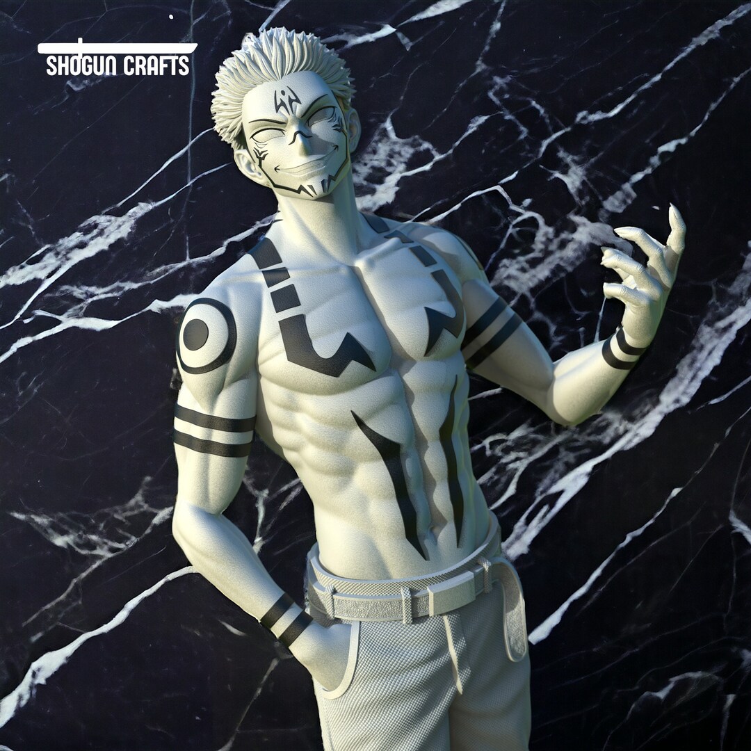 HQ Anime & Manga 3D Printer Stl Files Fan Made SUKUN4 Figure 3D ...