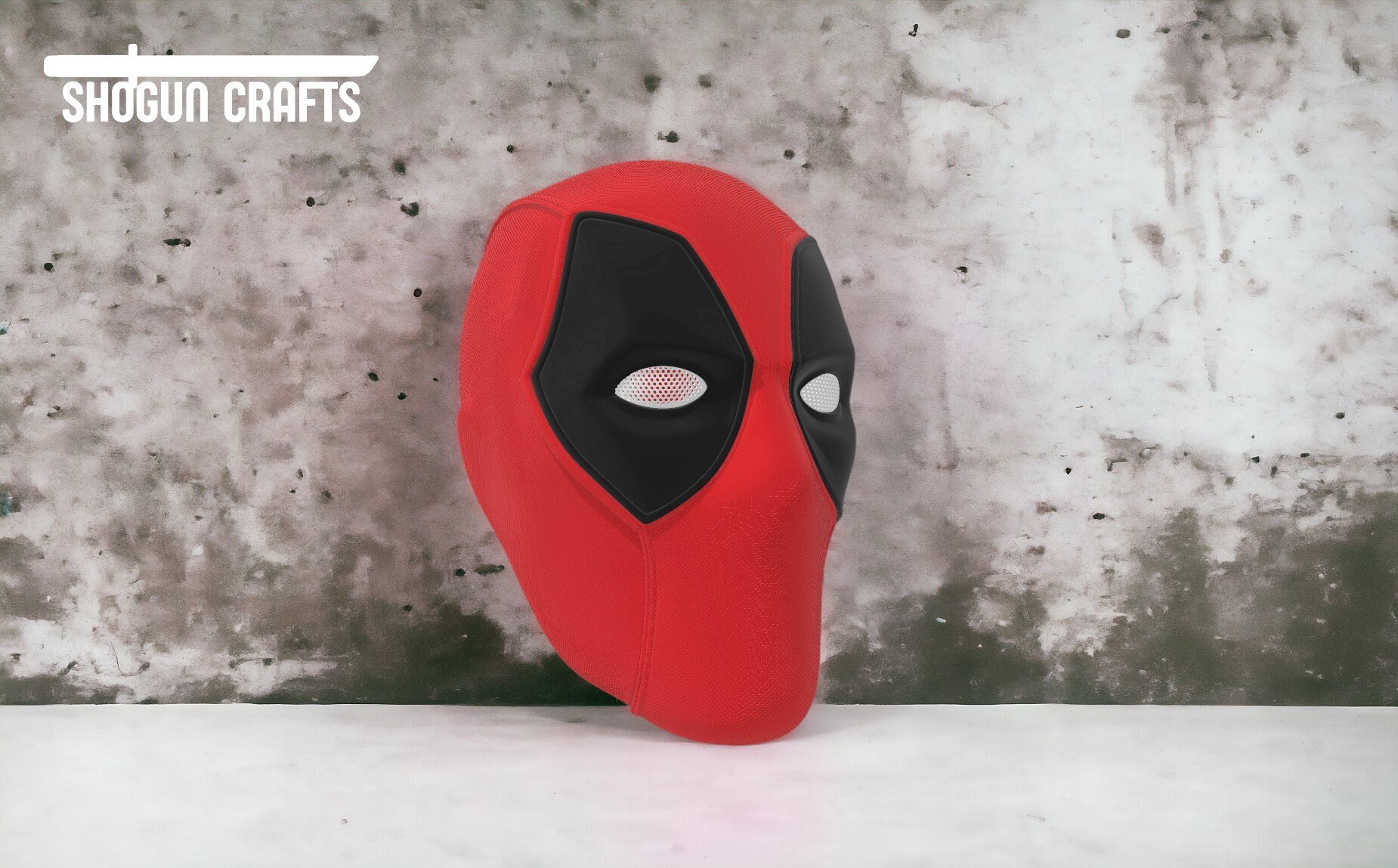 Deadpool Mask 3D STL Files Deadpool Mask Cosplay Helmet 3D Print Files ...