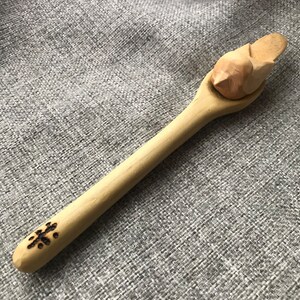 Nesting Bird in A Spoon Handmade Carved Whittled Wooden Birds Spoons ...