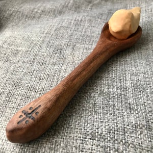 Nesting Bird in A Spoon Handmade Carved Whittled Wooden Birds Spoons ...