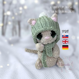 Crochet Mini Kitten Pattern PDF - Crochet Mini Animals - Crochet ...