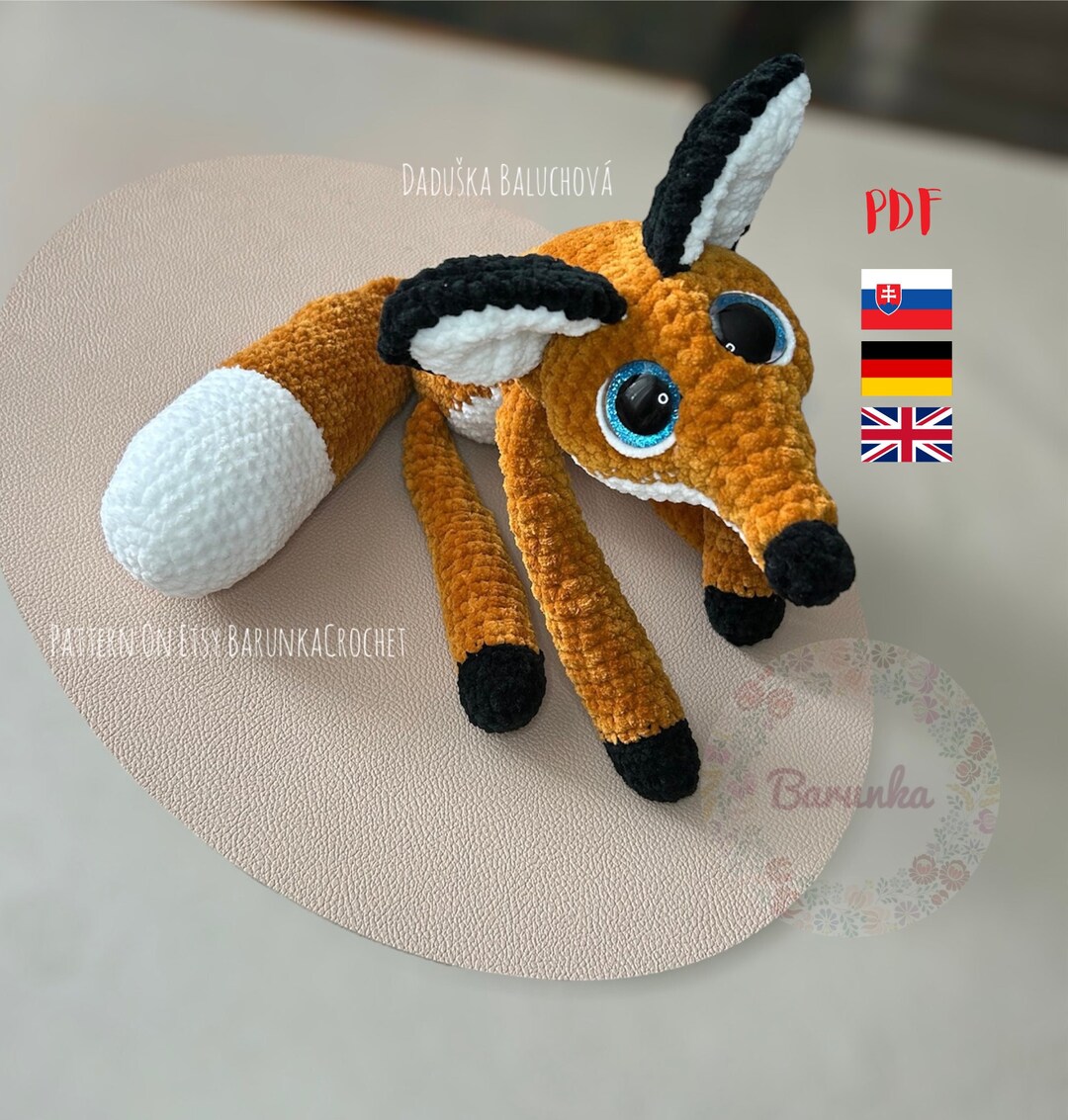 Fox the Little Prince PATTERN PDF - Crochet Fox From the Little Prince ...