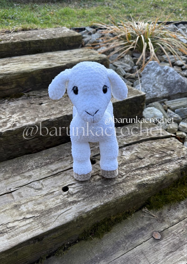 Crochet Lamb Pattern - Amigurumi Sheep Pdf - Plush Toy - Crochet Easter ...