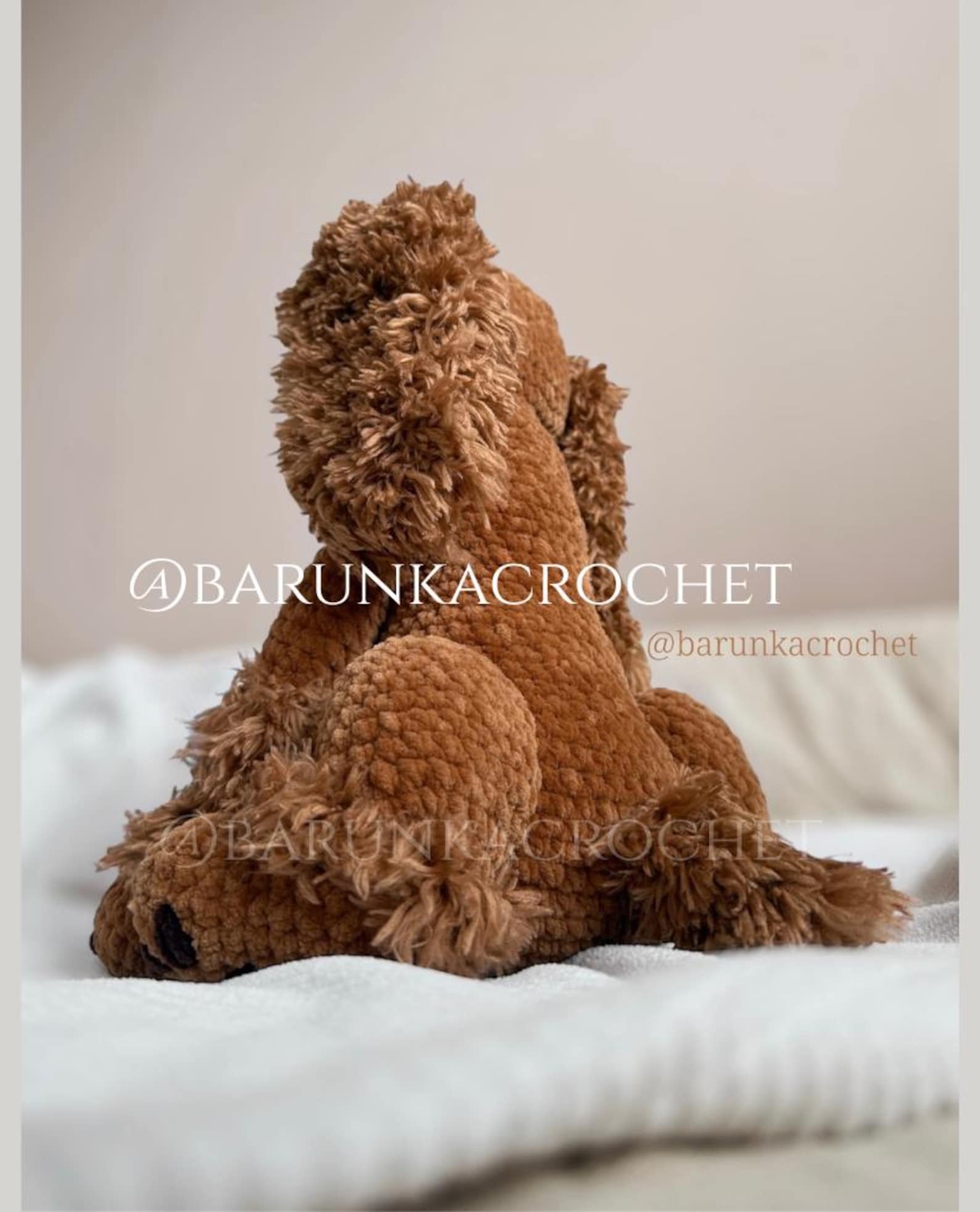 Crochet Puppy Pdf PATTERN - Crochet Cocker Spaniel Pattern- Crochet Dog ...