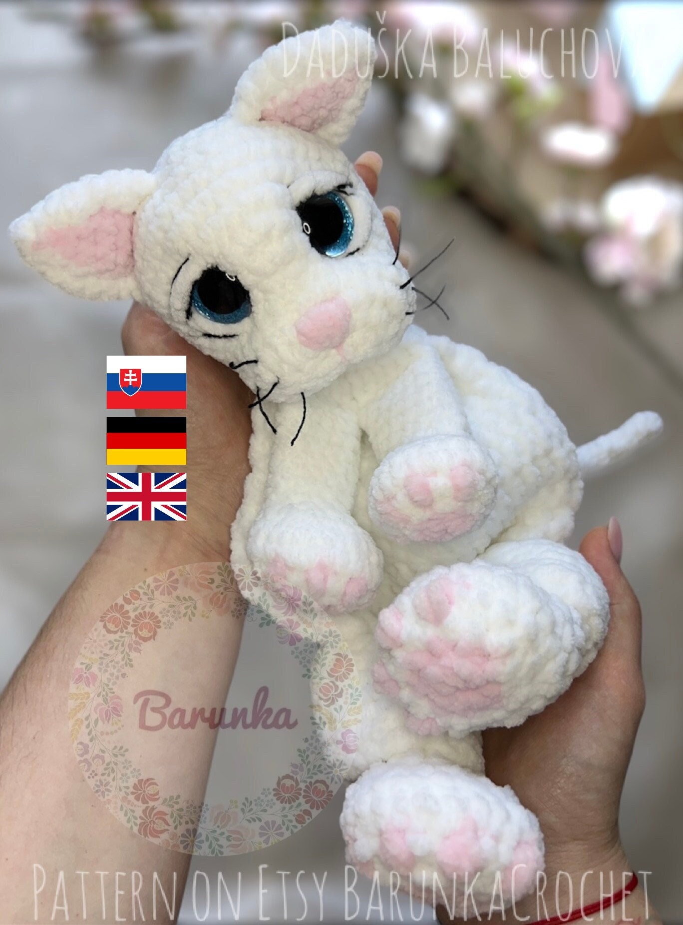 Crochet Kittens PATTERN PDF - Crochet Kitty Cat - Crochet Cat Lovey ...